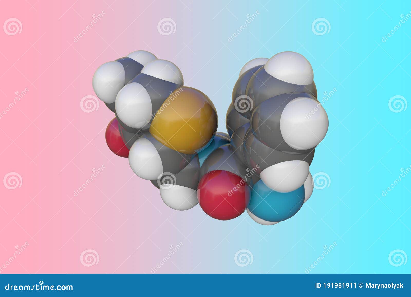 Cefalexin Antibiotic Drug Molecule (cephalosporin, First Generation ...