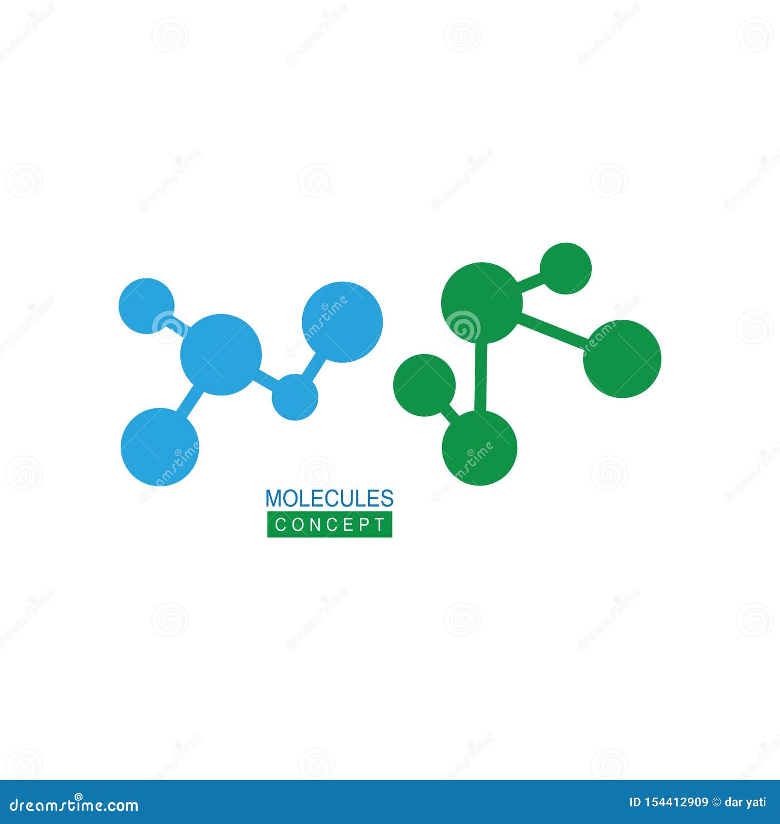 Molecular Structure Chemical Atoms Vector Stock Vector - Illustration ...