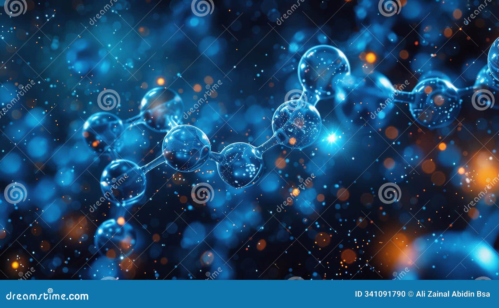 Molecular Structure.the Building Blocks of Life Stock Illustration ...