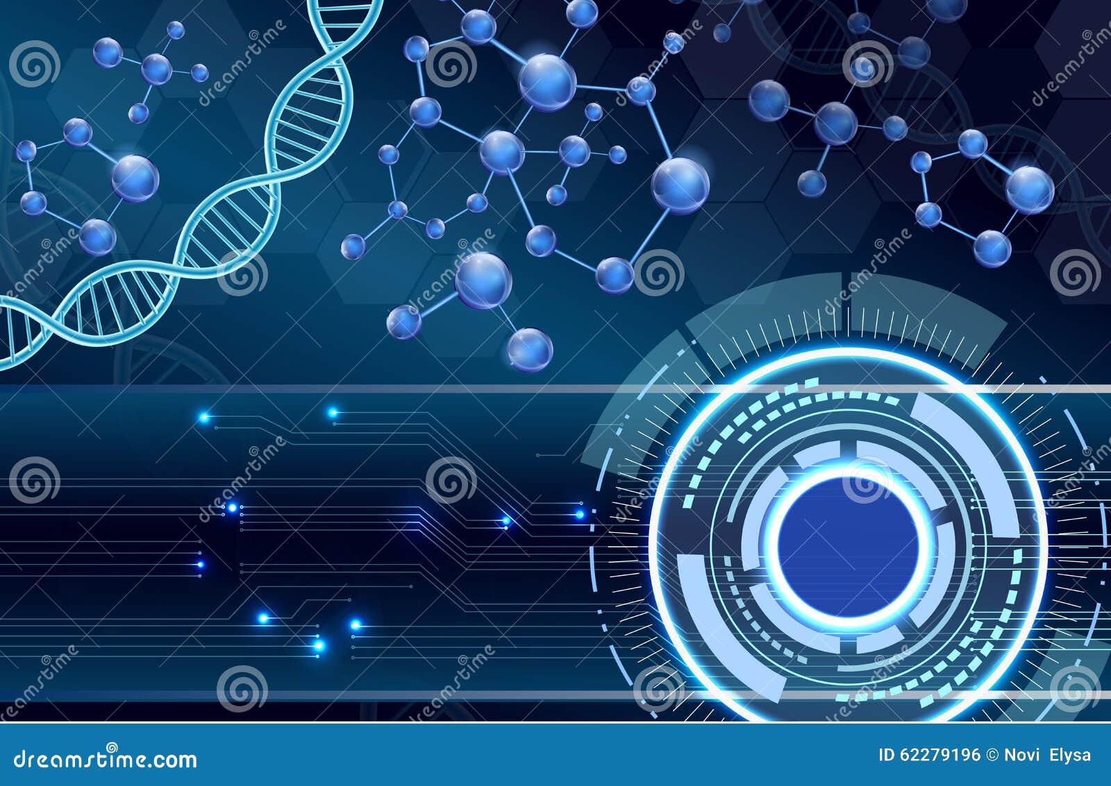 Molecular Structure and DNA Background. Concept Design Stock Vector ...