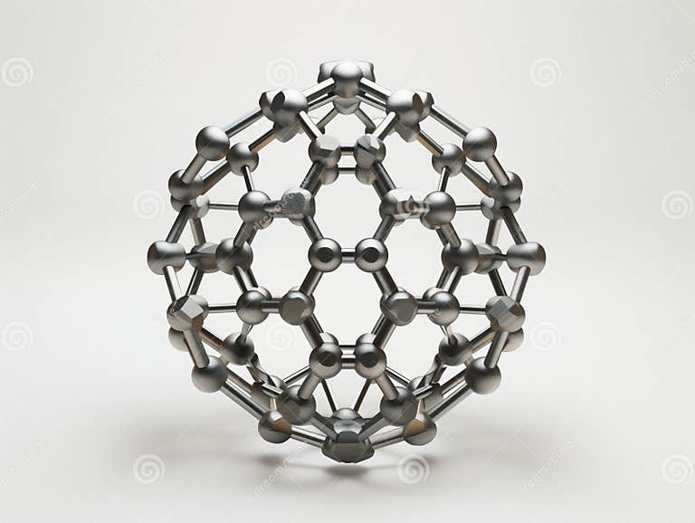 Molecular Structure of Dodecahedron Stock Illustration - Illustration ...