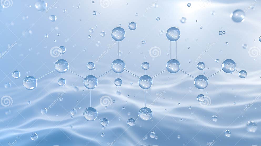 Molecular Structure of Fructose, Atoms and Molecules Close-up 3d Model ...