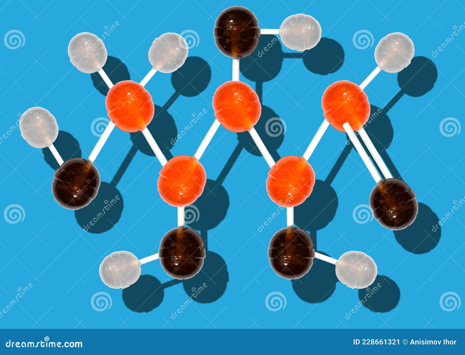 Structure Of L Glucose Glucose Linear Form Stock Photography ...
