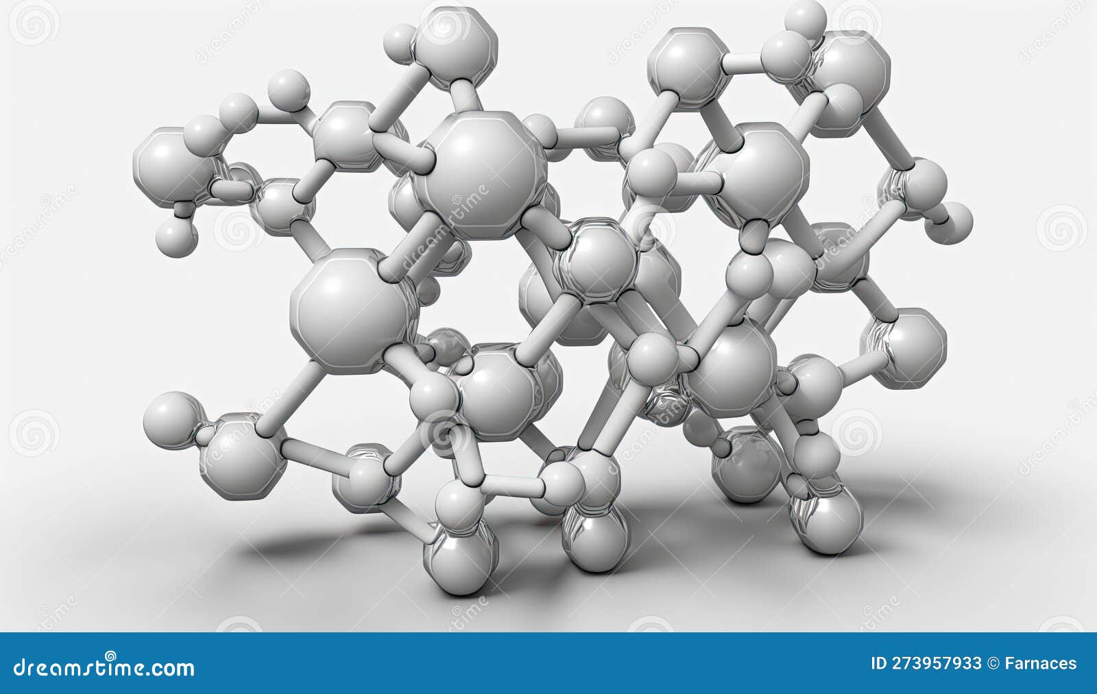 Molecular Structure Illustration Stock Illustration - Illustration of ...