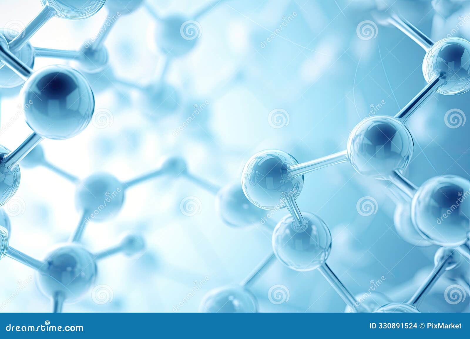 Molecular Structure stock illustration. Illustration of blue - 330891524
