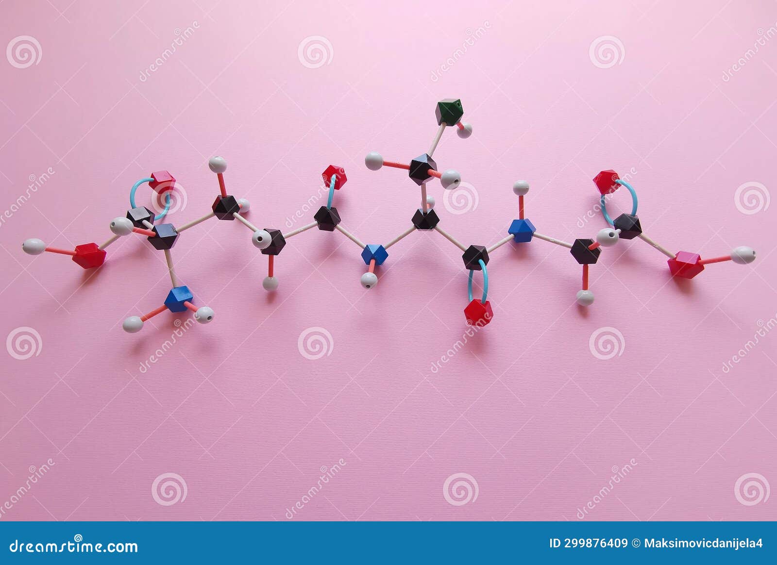 Molecular Structure Model of Glutathione Molecule, a Tripeptide ...