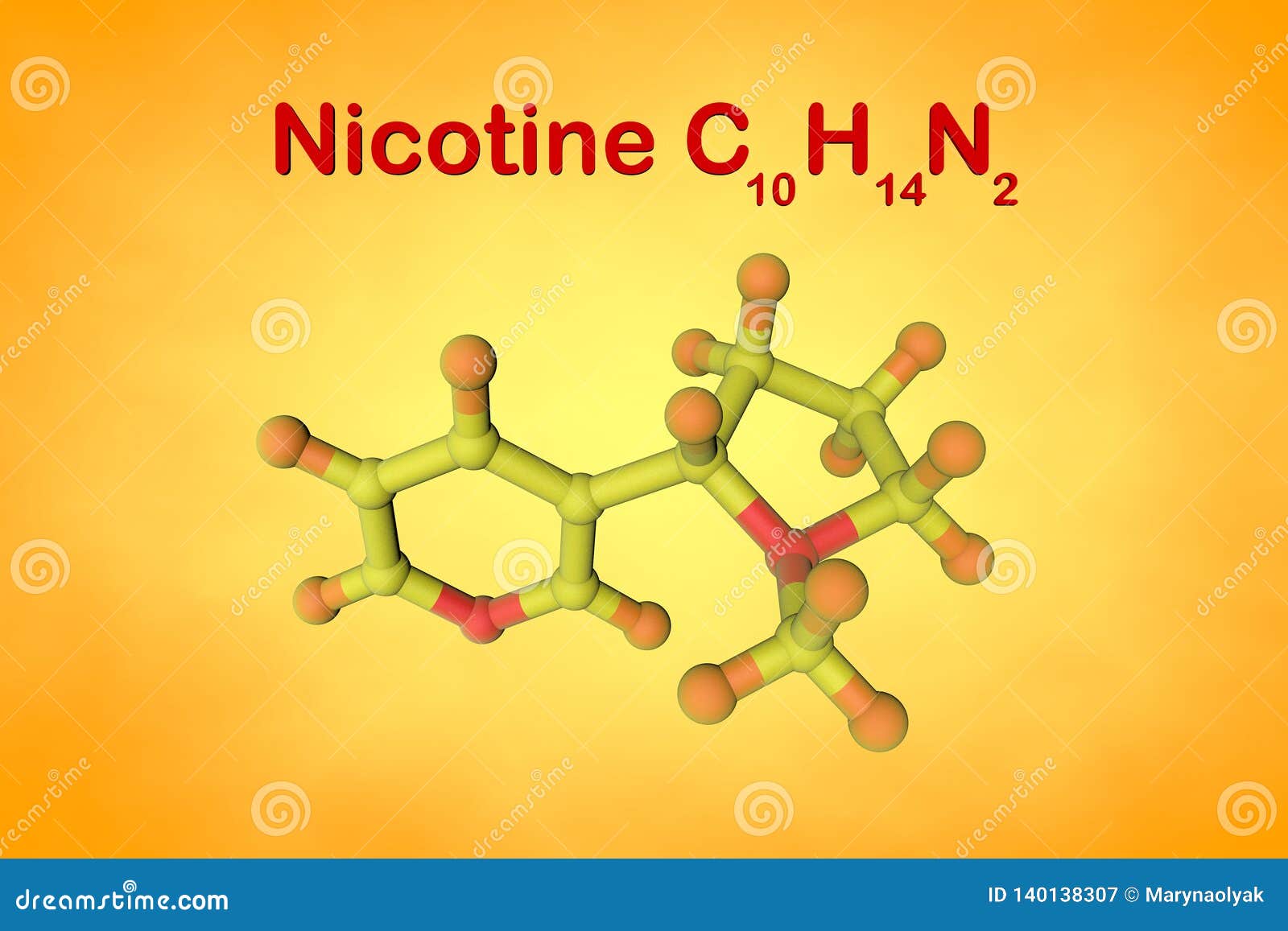 Molecular Structure of Nicotine, a Plant Alkaloid Present in Tobacco ...