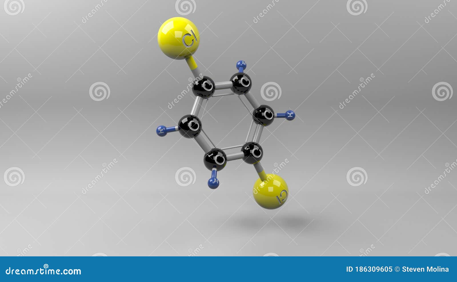 P Dibromobenzene Structure