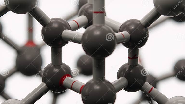 Molecular Structure of Propylene Glycol E1520 Visualized As a Detailed ...