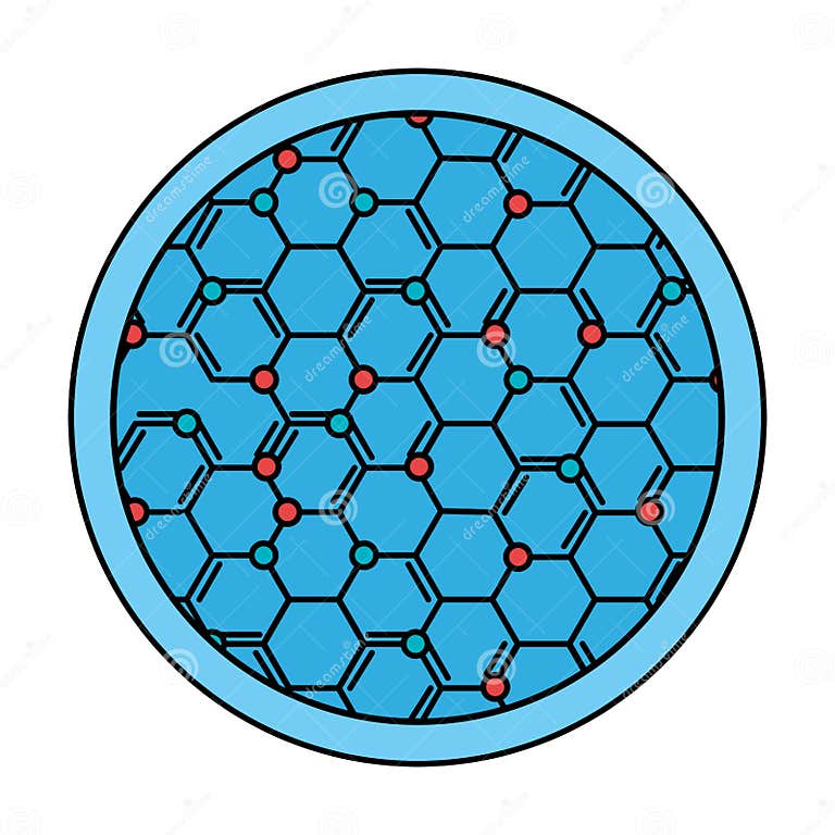Molecular Structure Science Icon Stock Illustration - Illustration of ...