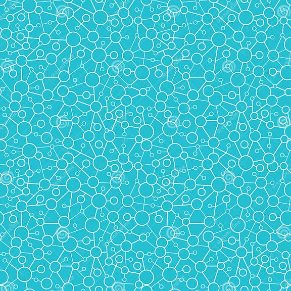 Molecular Structure Seamless Pattern Background Stock Vector ...
