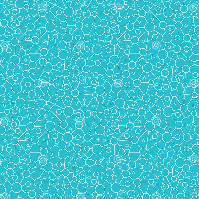 Molecular Structure Seamless Pattern Background Stock Vector ...