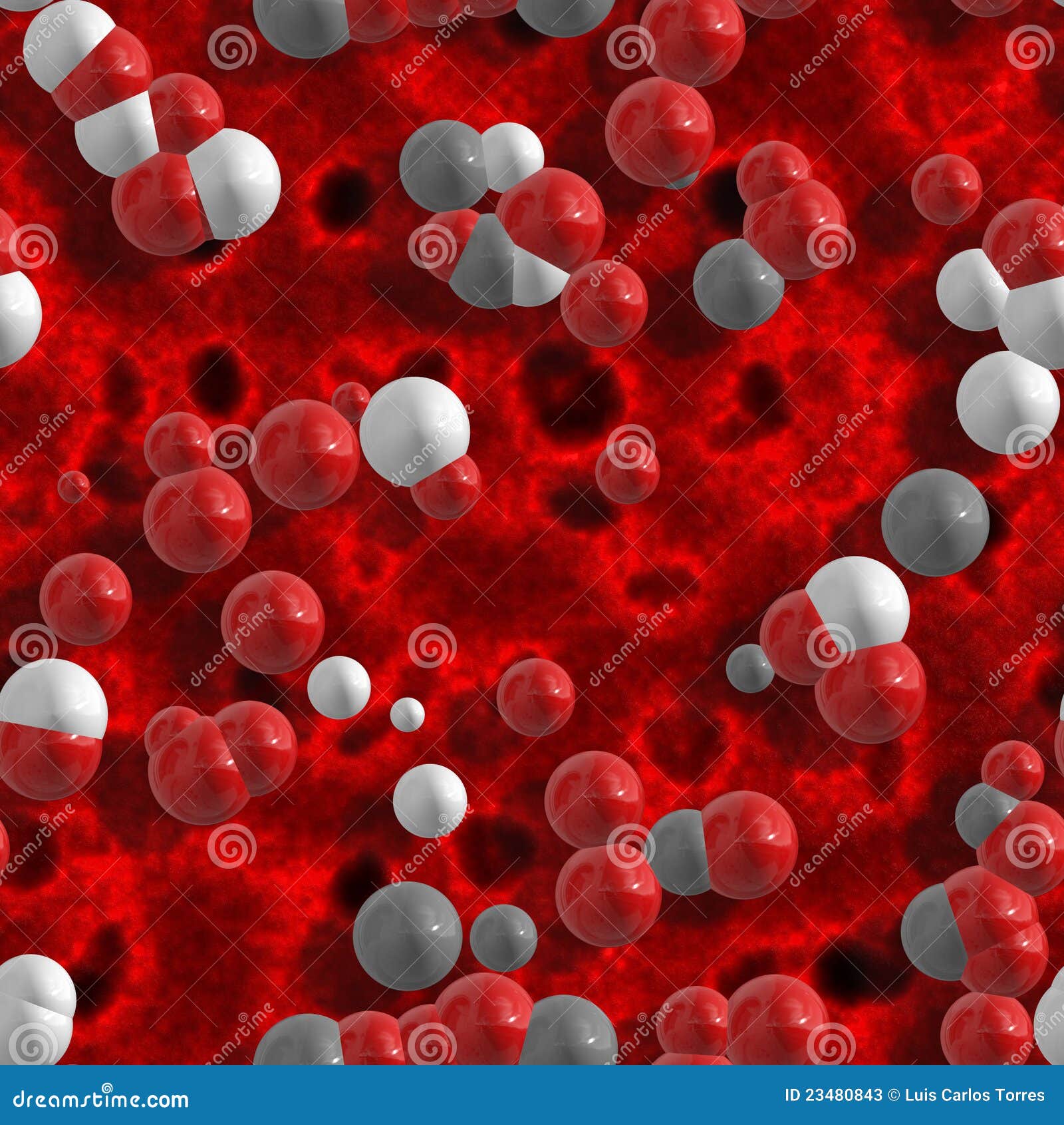 Molecular Structure (Seamless Texture) Stock Illustration ...