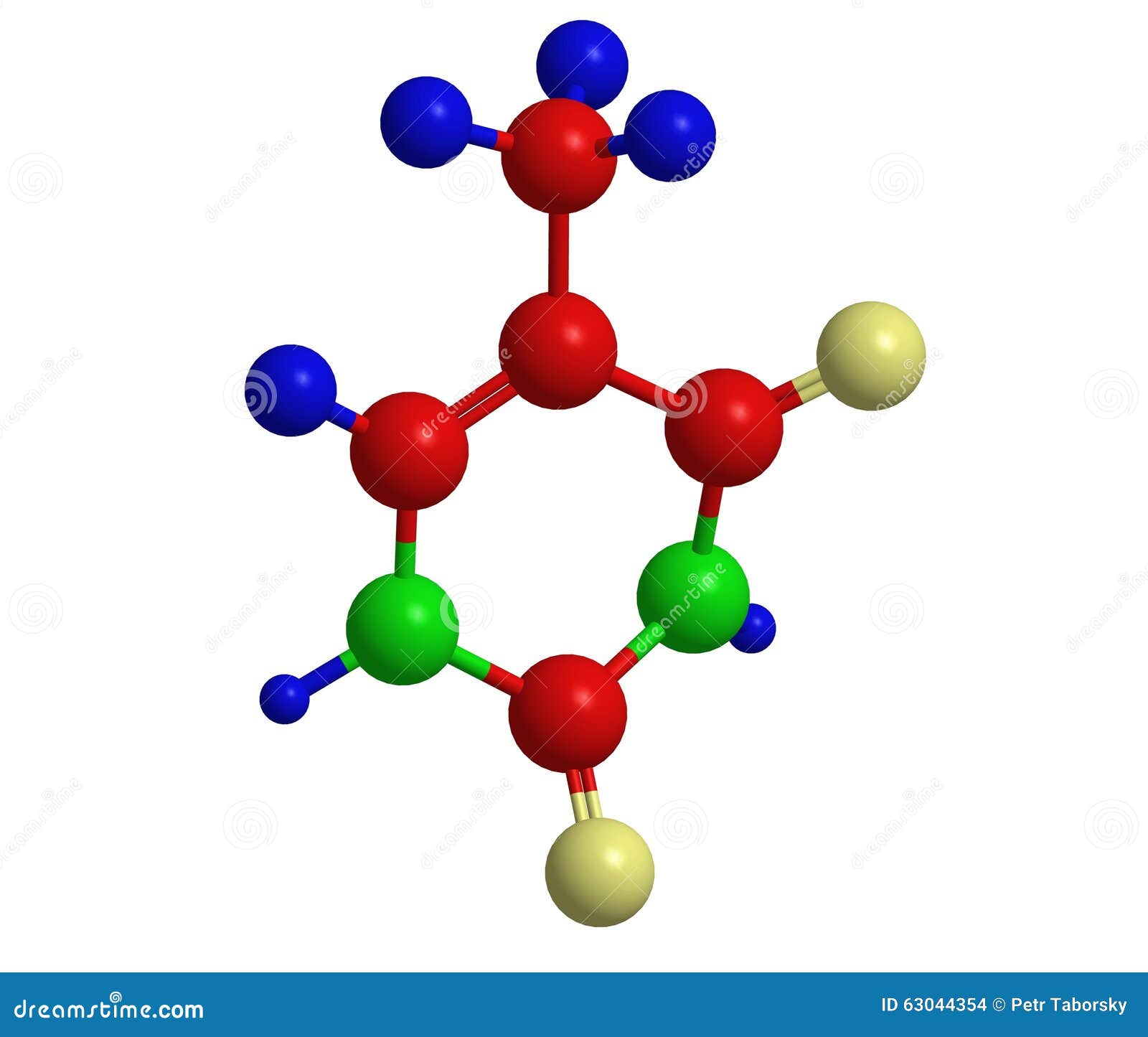 Thymine, T, Thy, Nucleobase, Chemical Formula And Skeletal Structure ...