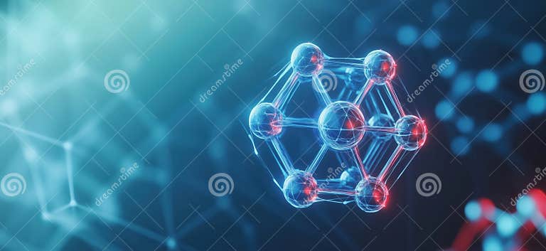 Molecular Structure Visualization with Glowing Atoms and Bonds ...