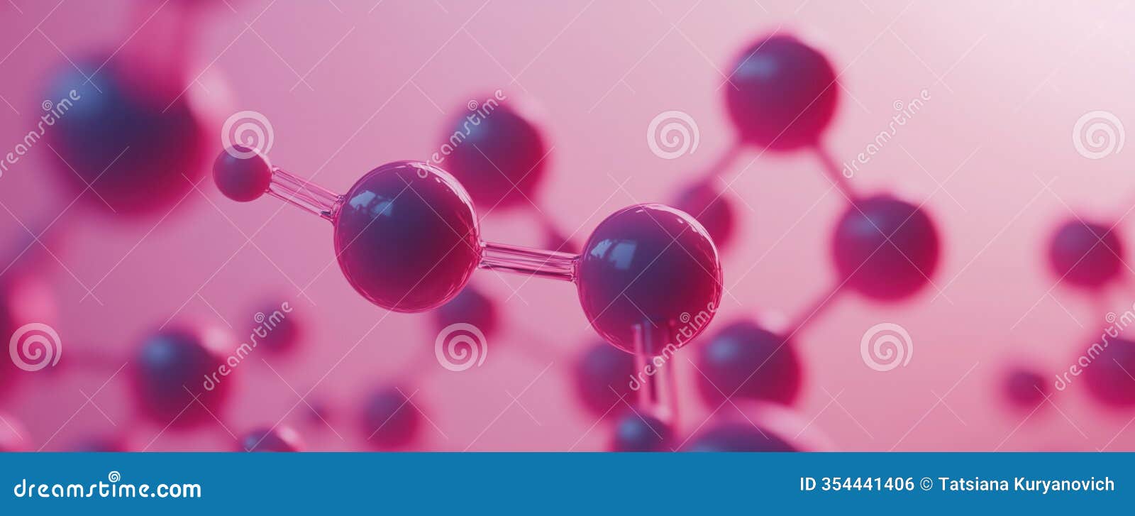 Visualization Of A Chemical Reaction Pathway Representing Molecular Interactions Royalty-Free ...