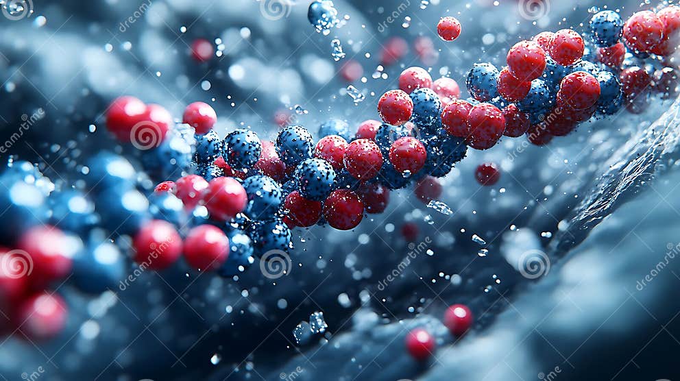Molecular Structure Visualized in 3D, Showcasing Enzyme Inhibition with ...