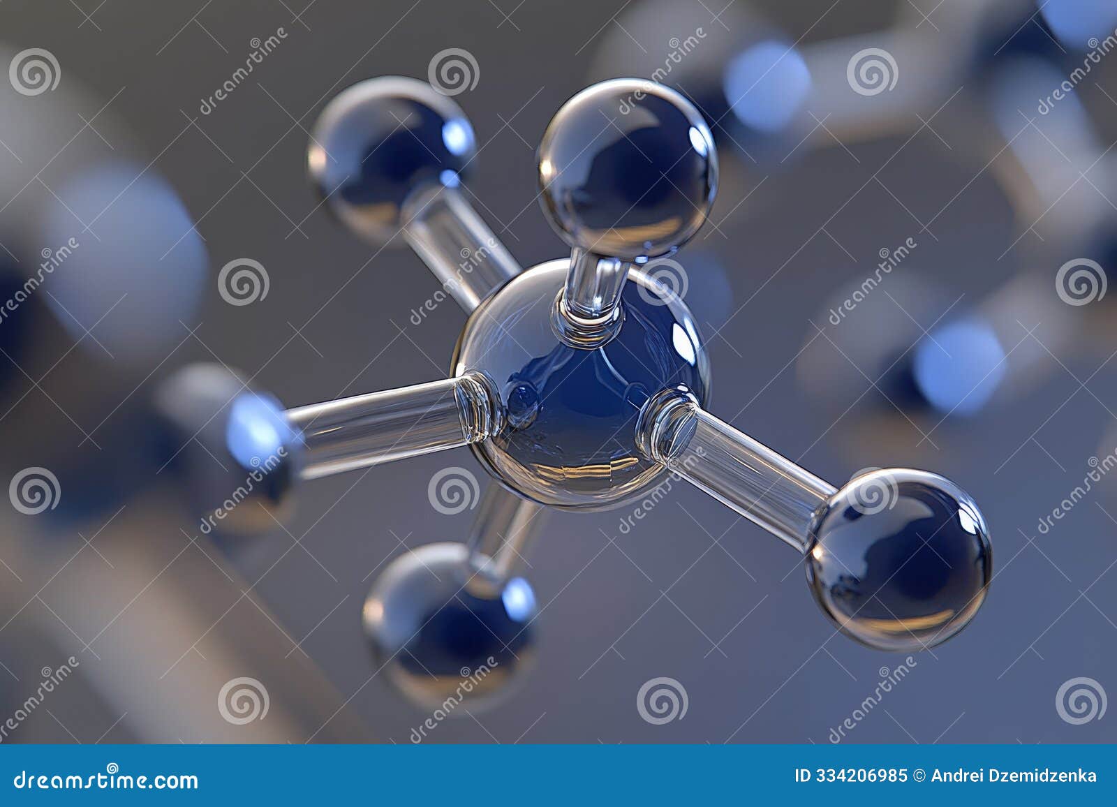 Molecular Structure of Water, an Inorganic Compound Containing Two ...