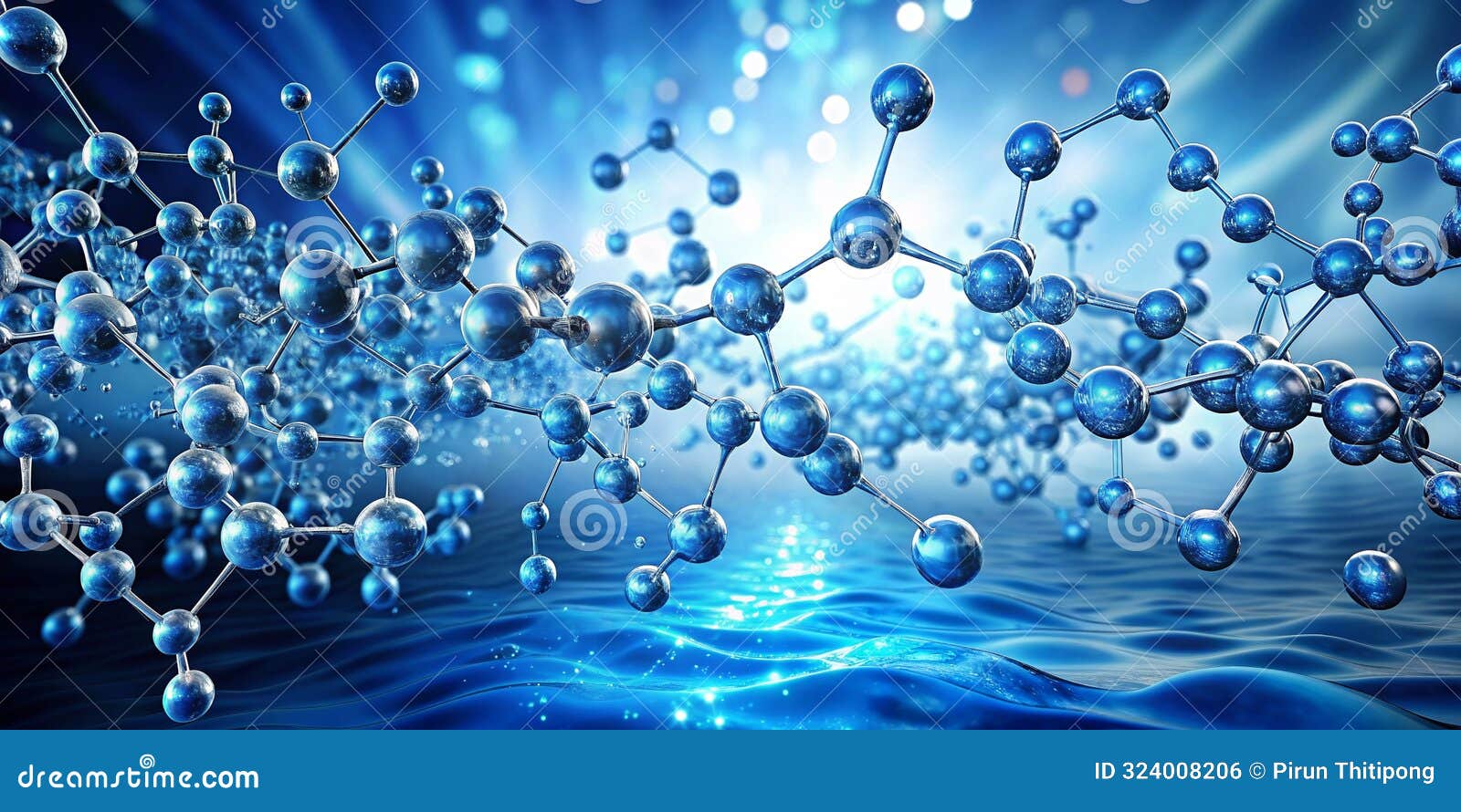 Molecular Symphony a Virtual Glimpse into Water Molecules Generative AI ...