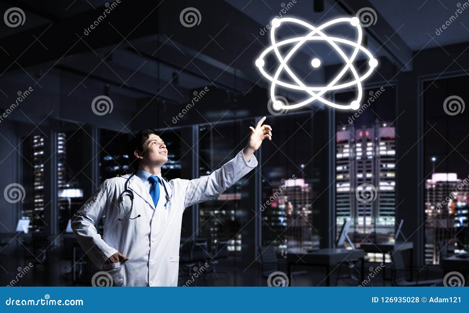 Molecular Technology and Medical Industry Stock Photo - Image of ...