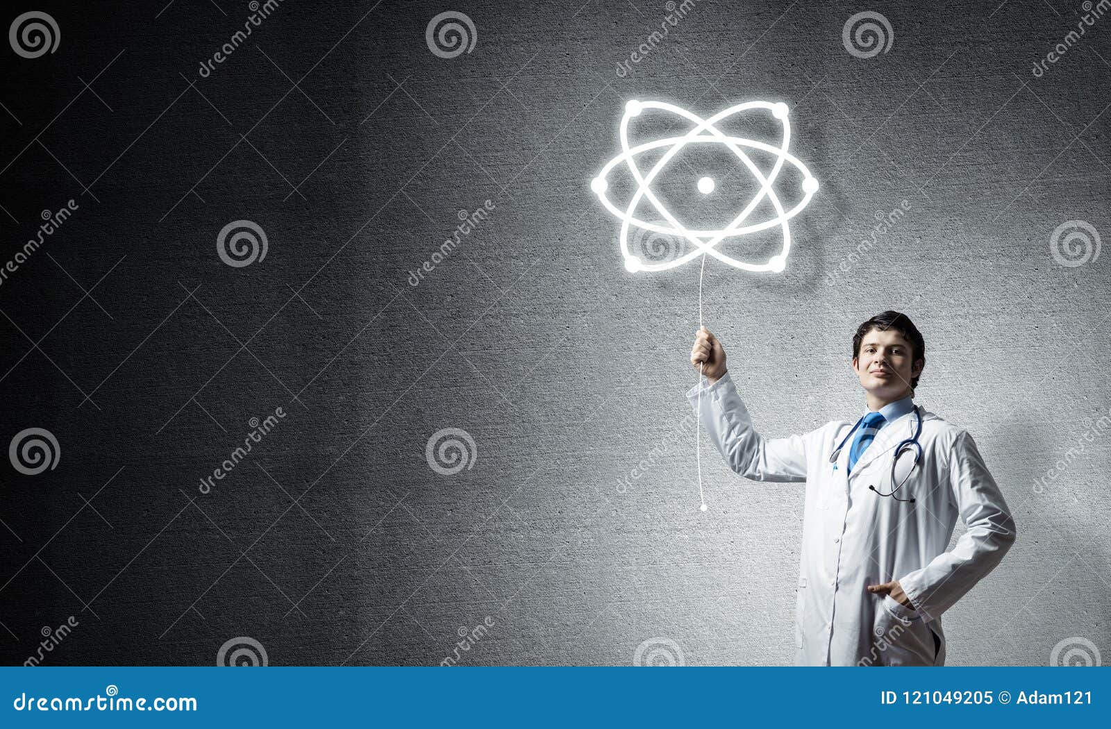 Molecular Technology and Medical Industry Stock Image - Image of coat ...