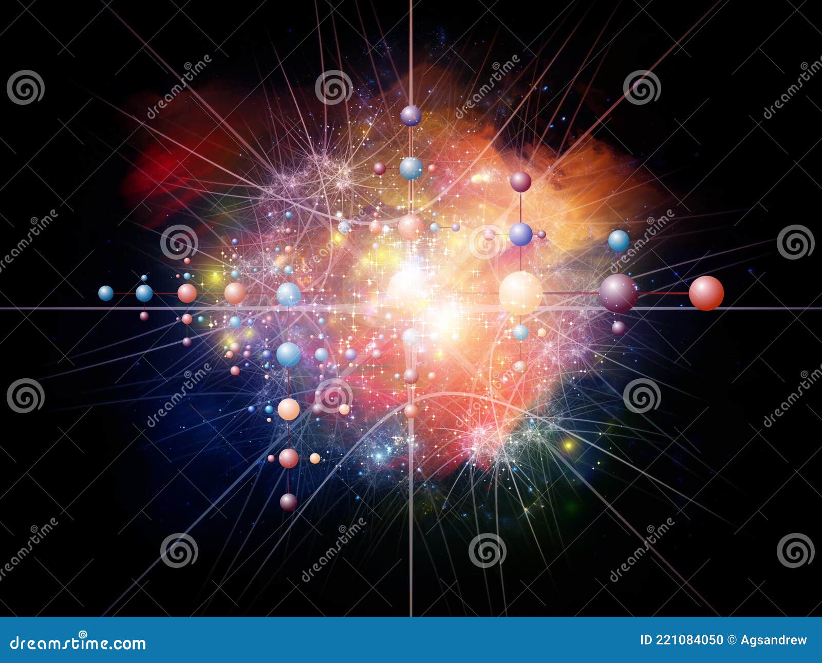 Molecular Topology stock illustration. Illustration of molecule - 221084050