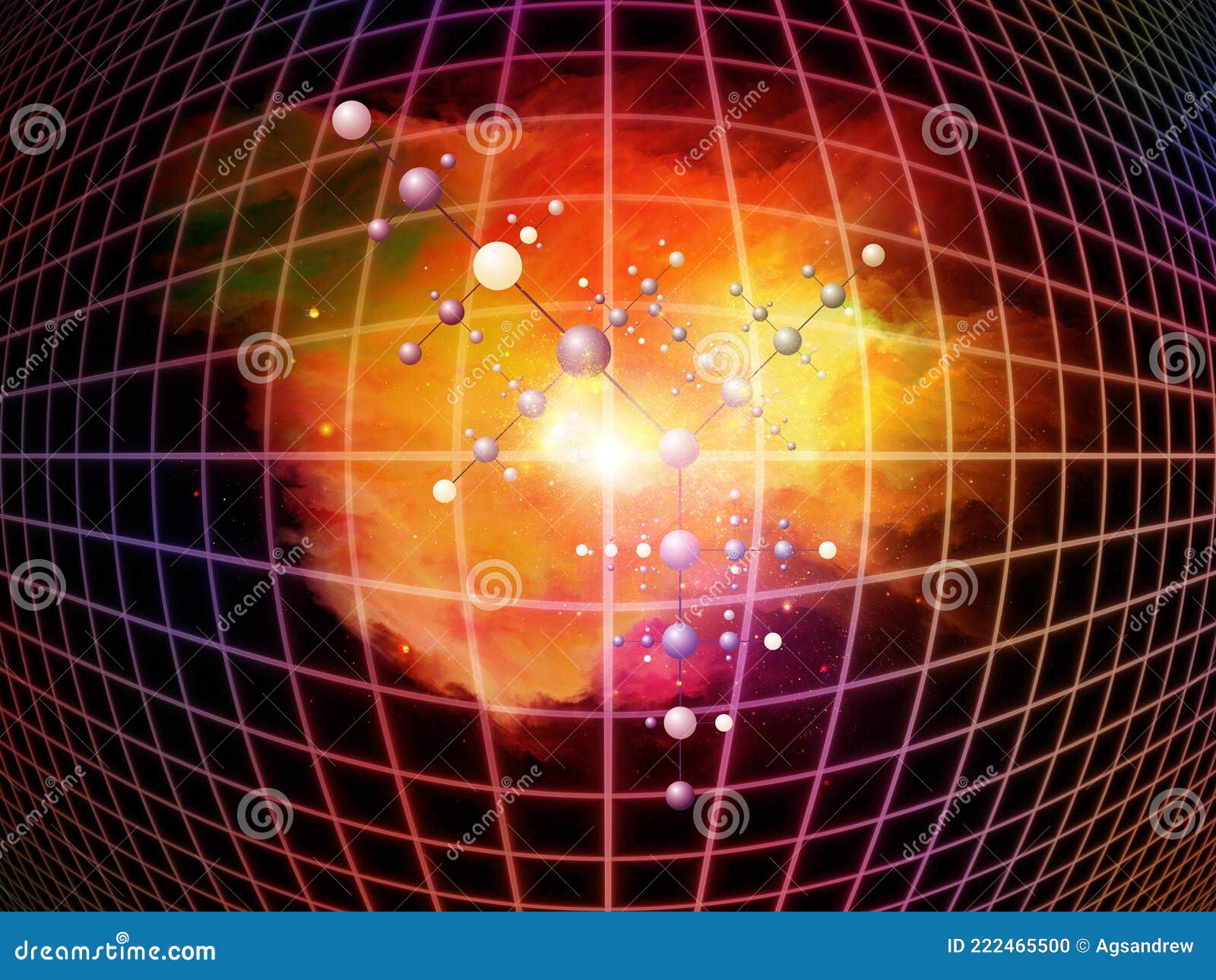Molecular Topology stock illustration. Illustration of background ...