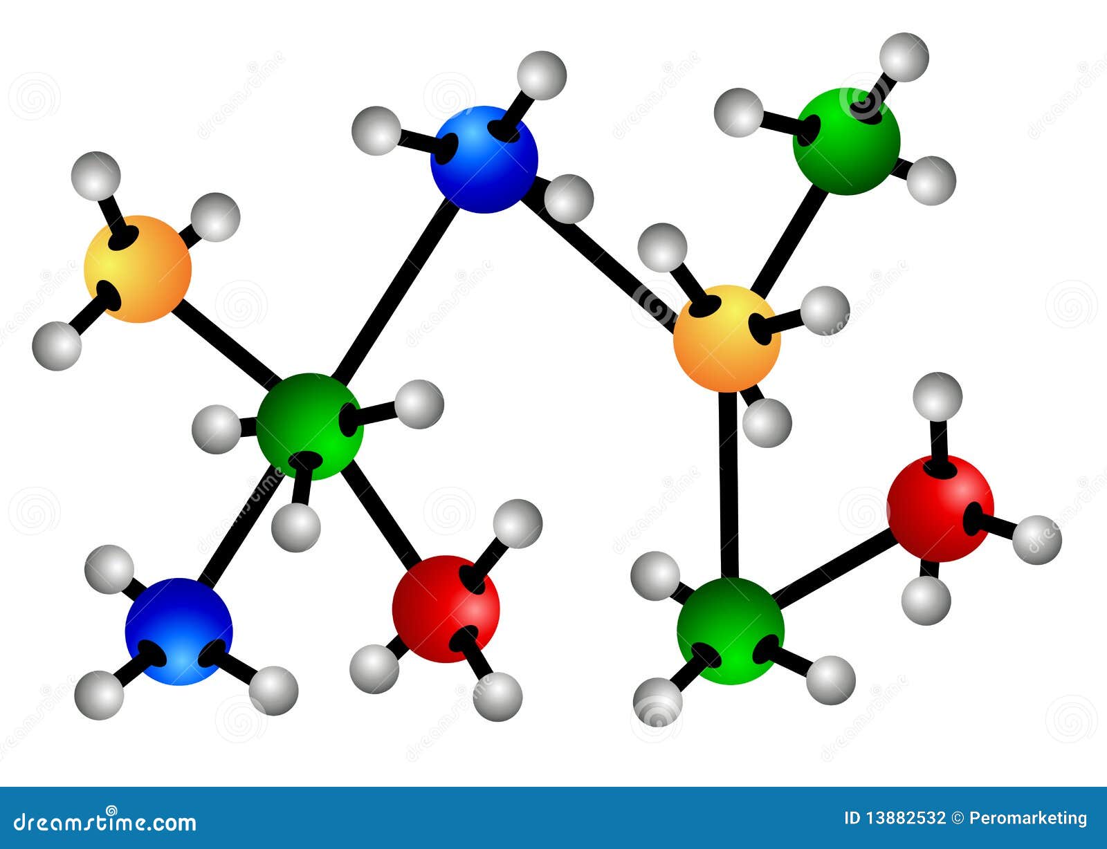 Molecule stock illustration. Illustration of math, calculation - 13882532
