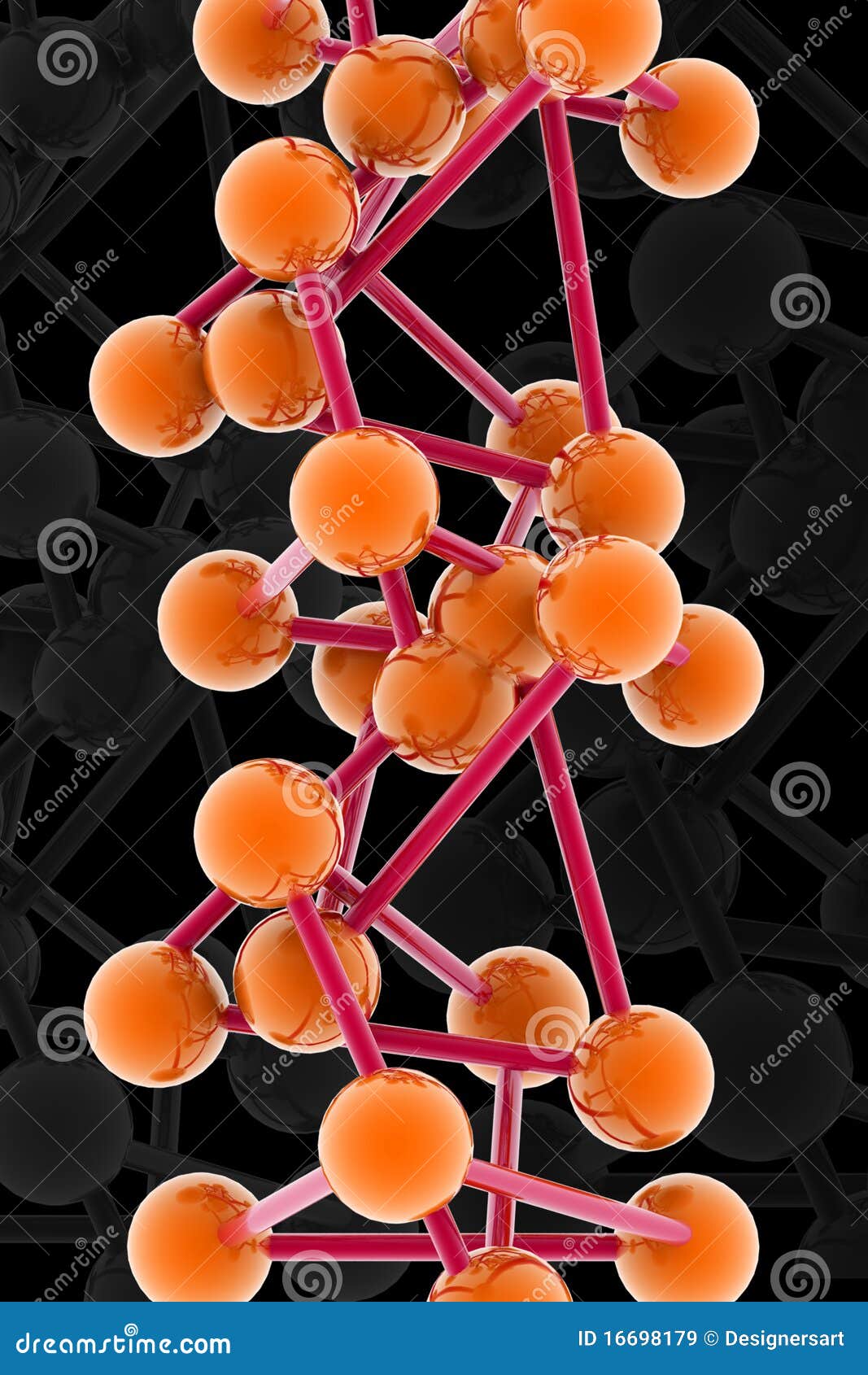 Molecule stock illustration. Illustration of generated - 16698179