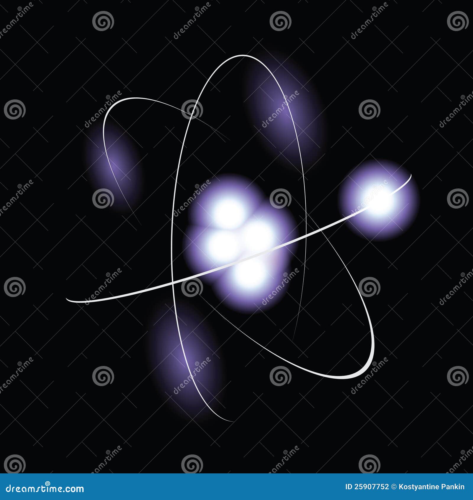 Motion Of Electrons Royalty-Free Cartoon | CartoonDealer.com #25582574