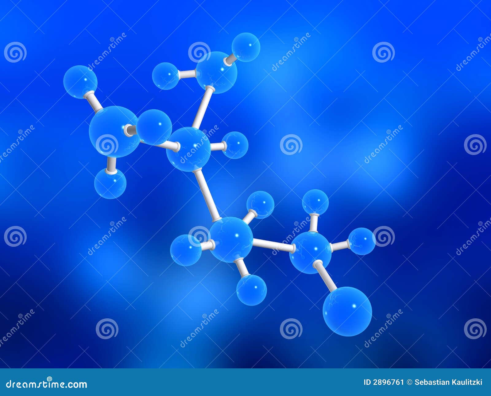 Molecule stock illustration. Illustration of chemistry - 2896761