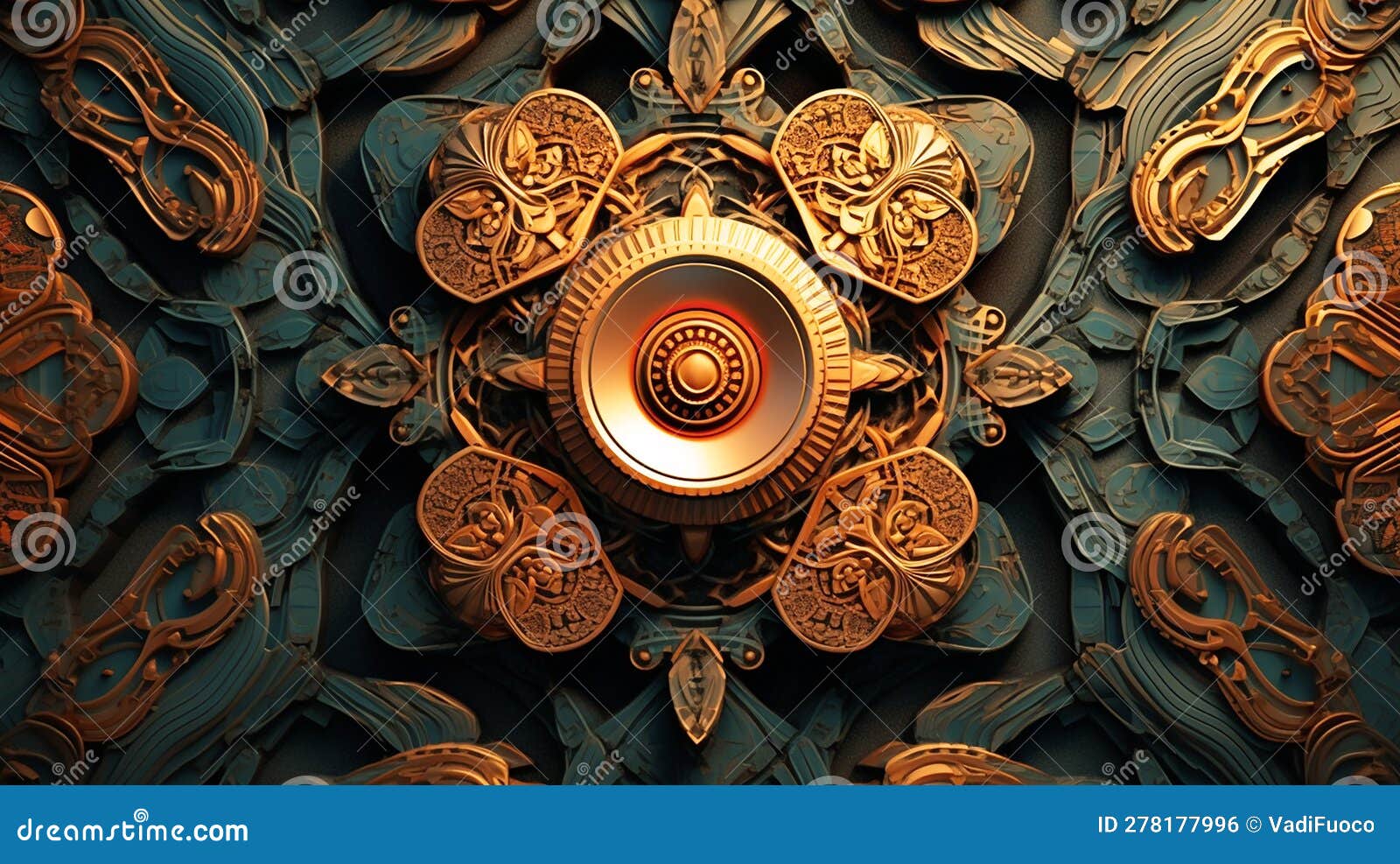 Molecule As a Work of Art. Simple Modern Design Inspired by Aztec Art ...