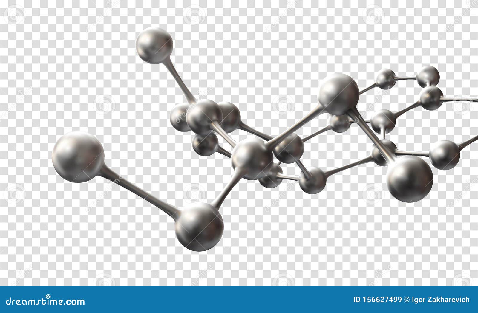 Molecule or Atom, Abstract Structure for Science. Stock Illustration ...