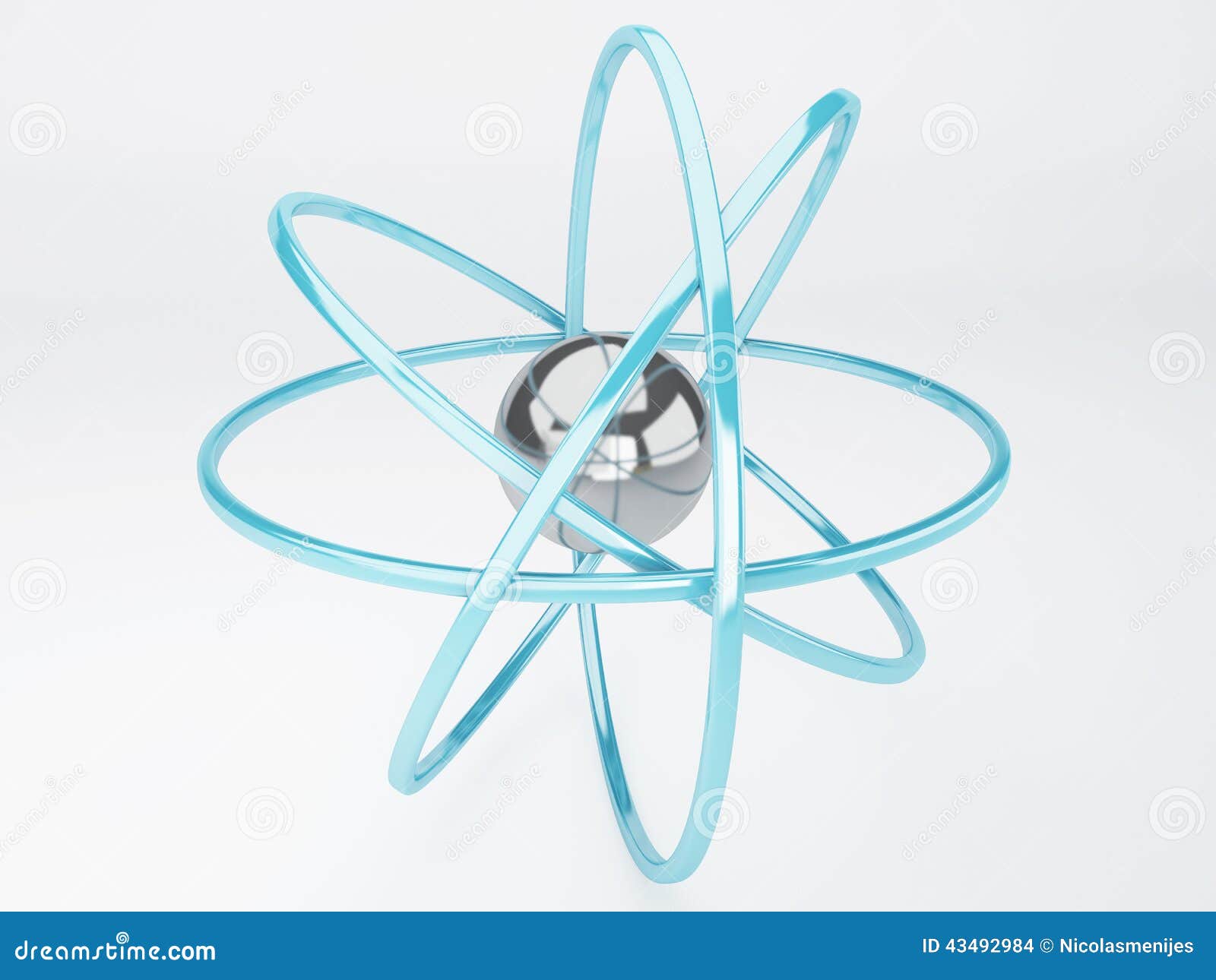 Molecule, Atom on White Background Stock Illustration - Illustration of ...