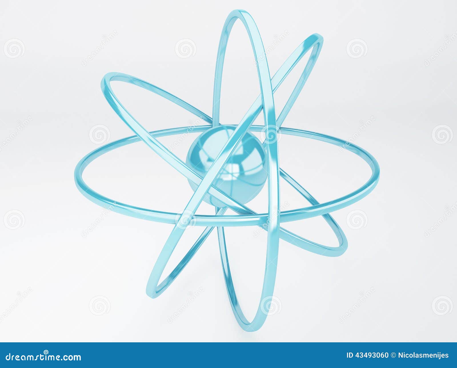 Molecule, Atom on White Background Stock Illustration - Illustration of ...