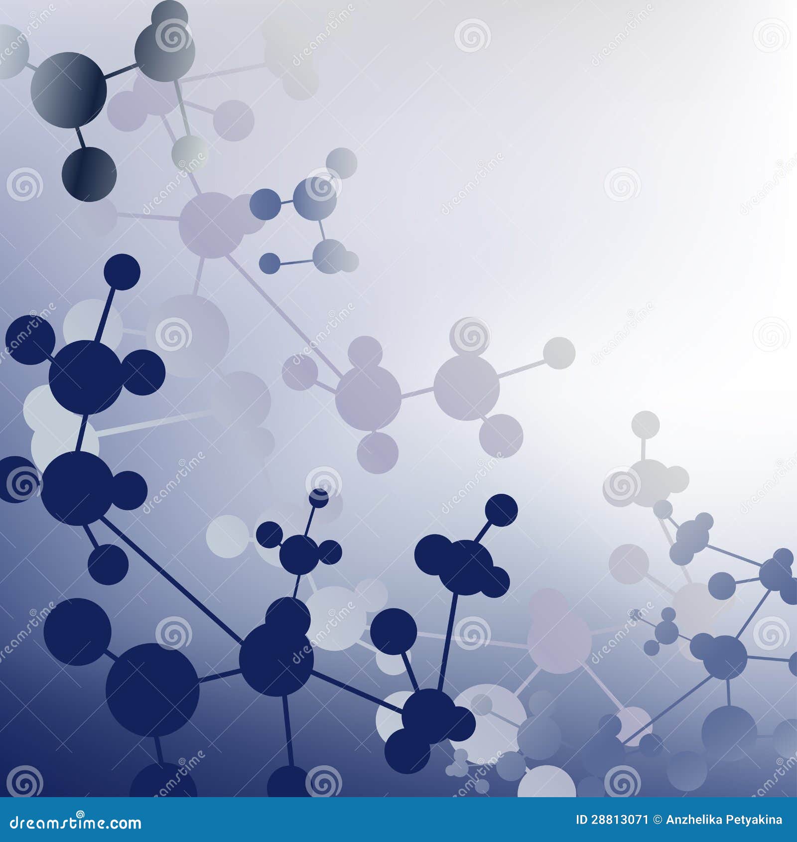 Molecule background stock vector. Illustration of fantastic - 28813071
