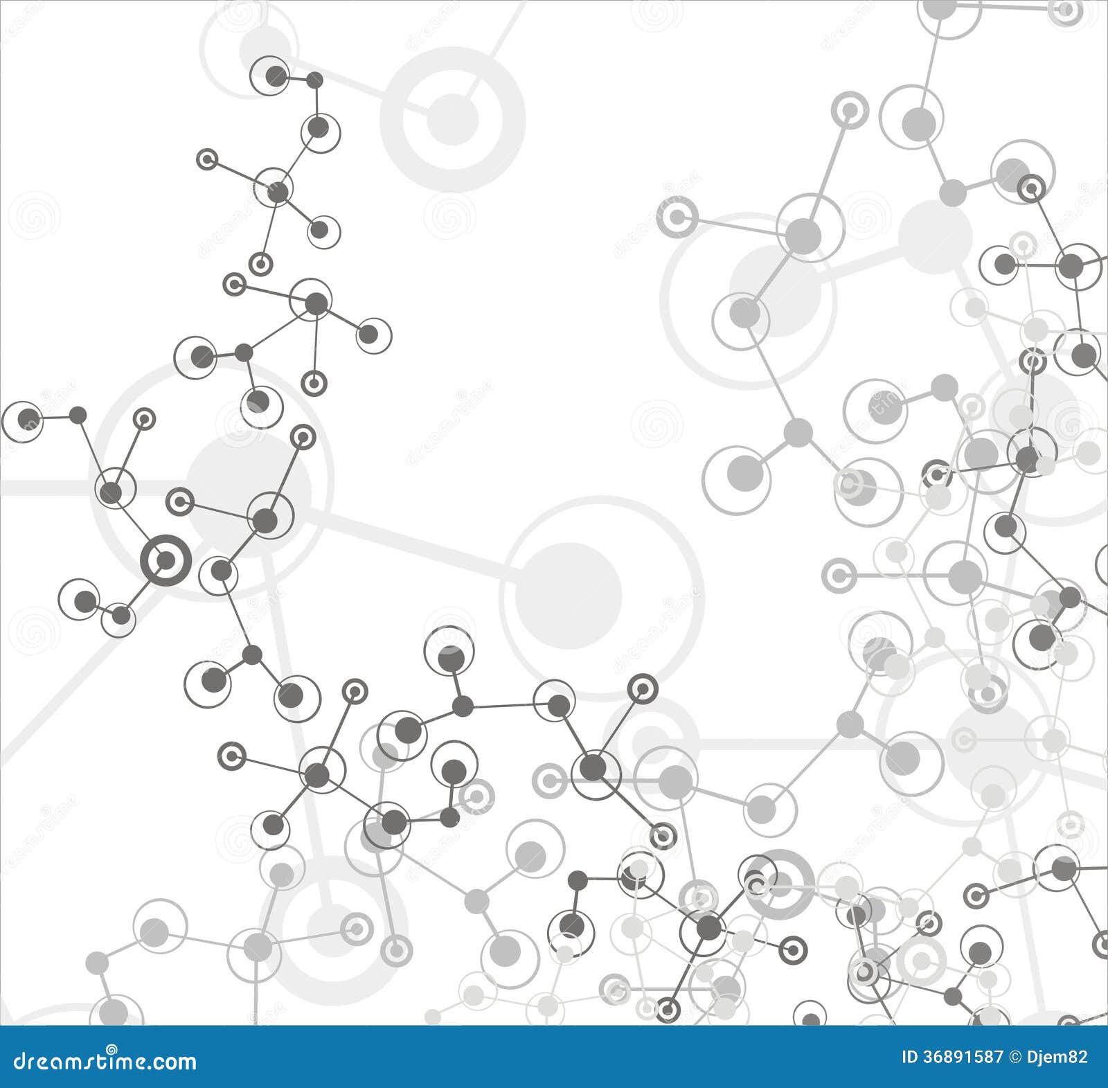 Molecule background stock illustration. Illustration of construction ...
