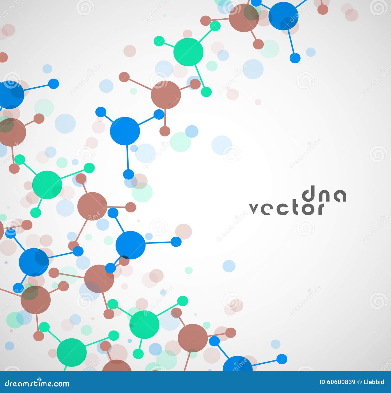 Molecule Background, Colorful Illustration Stock Vector - Illustration ...