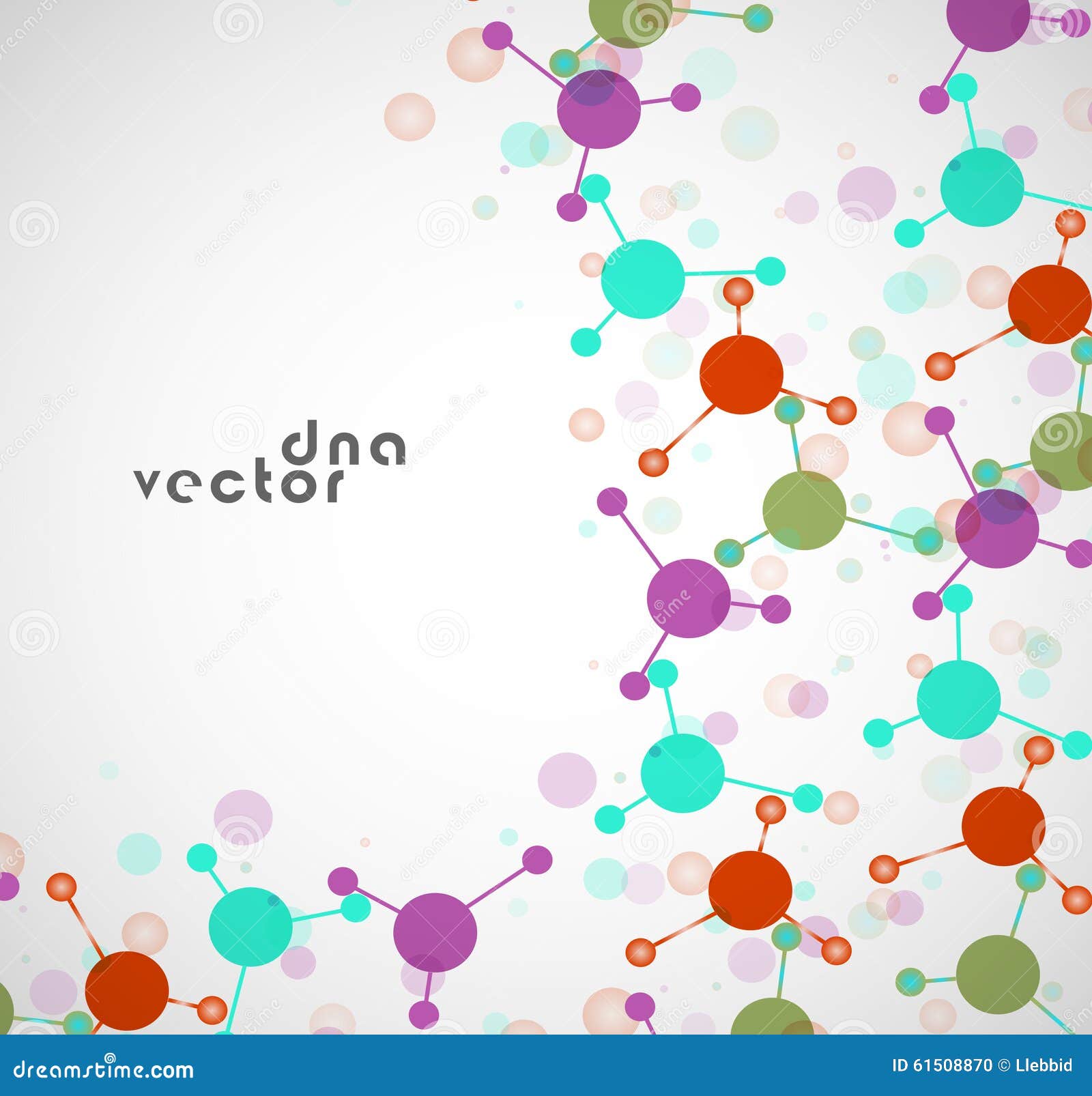 Molecule Background, Colorful Illustration Stock Vector - Illustration ...