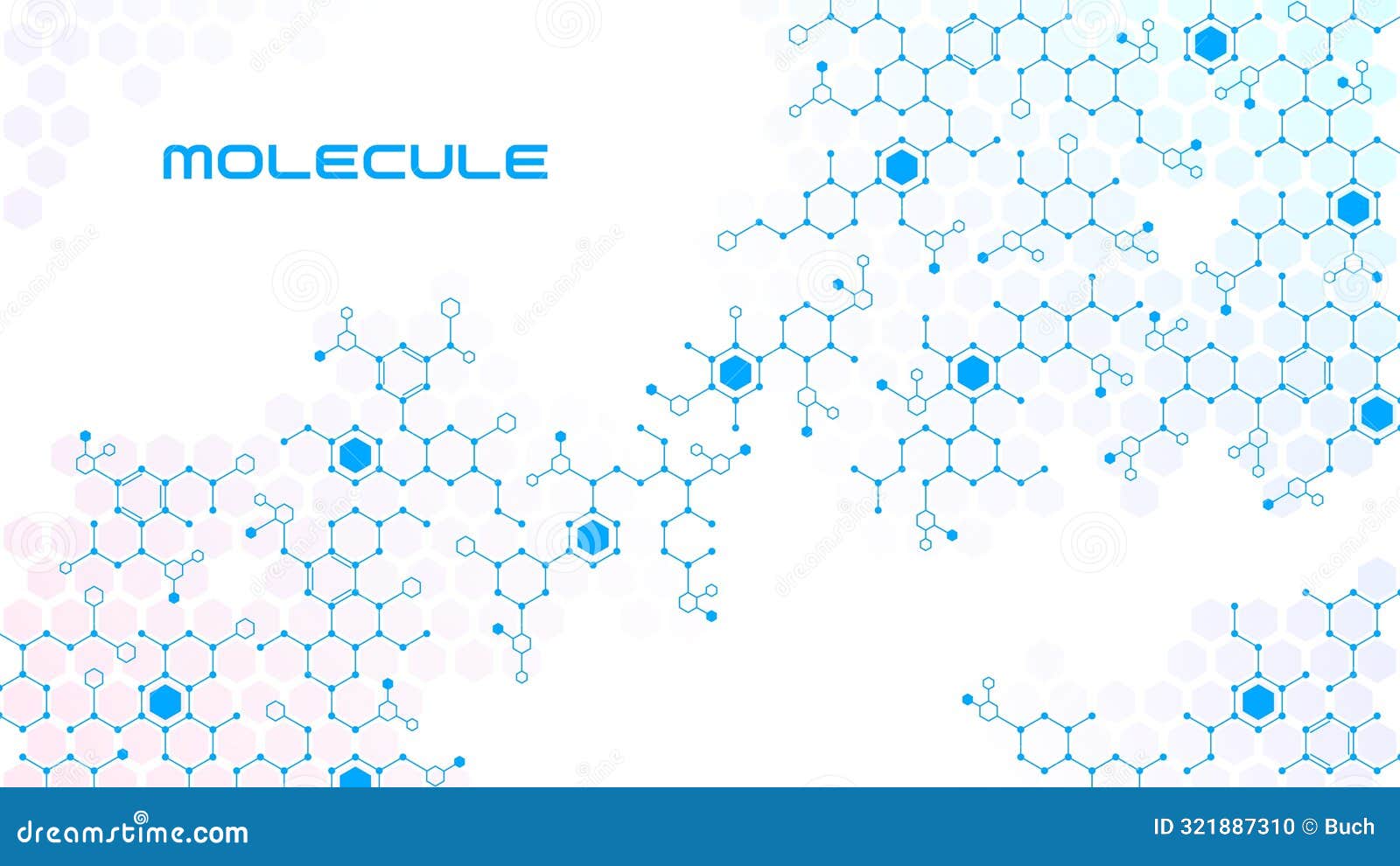 Molecule Background, Science, Molecular Structure Stock Illustration ...