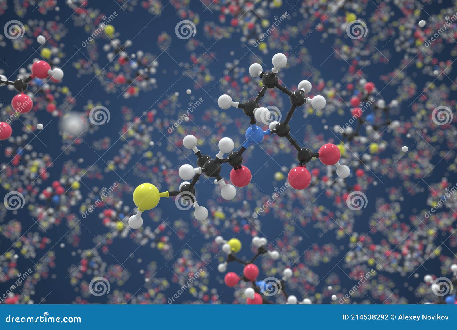Captopril Molecular Structure 3d, Flat Model, Capoten, Structural ...