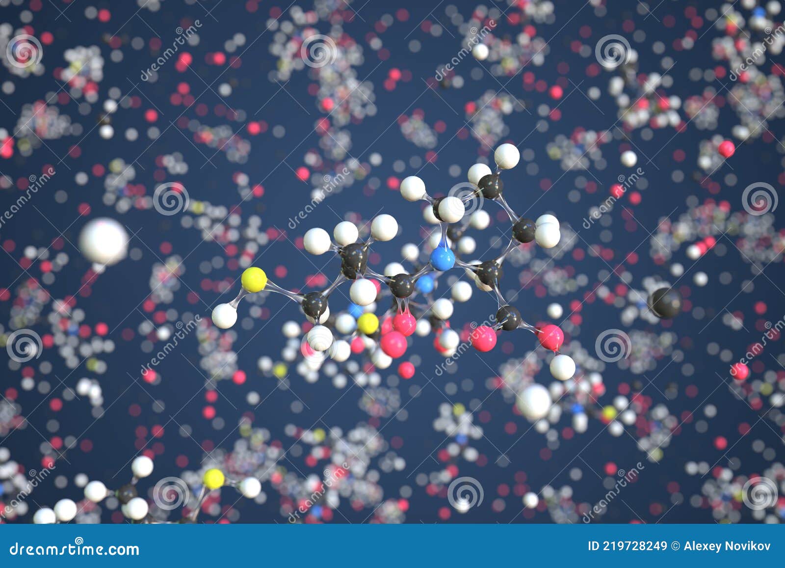 Captopril Molecular Structure 3d, Flat Model, Capoten, Structural ...