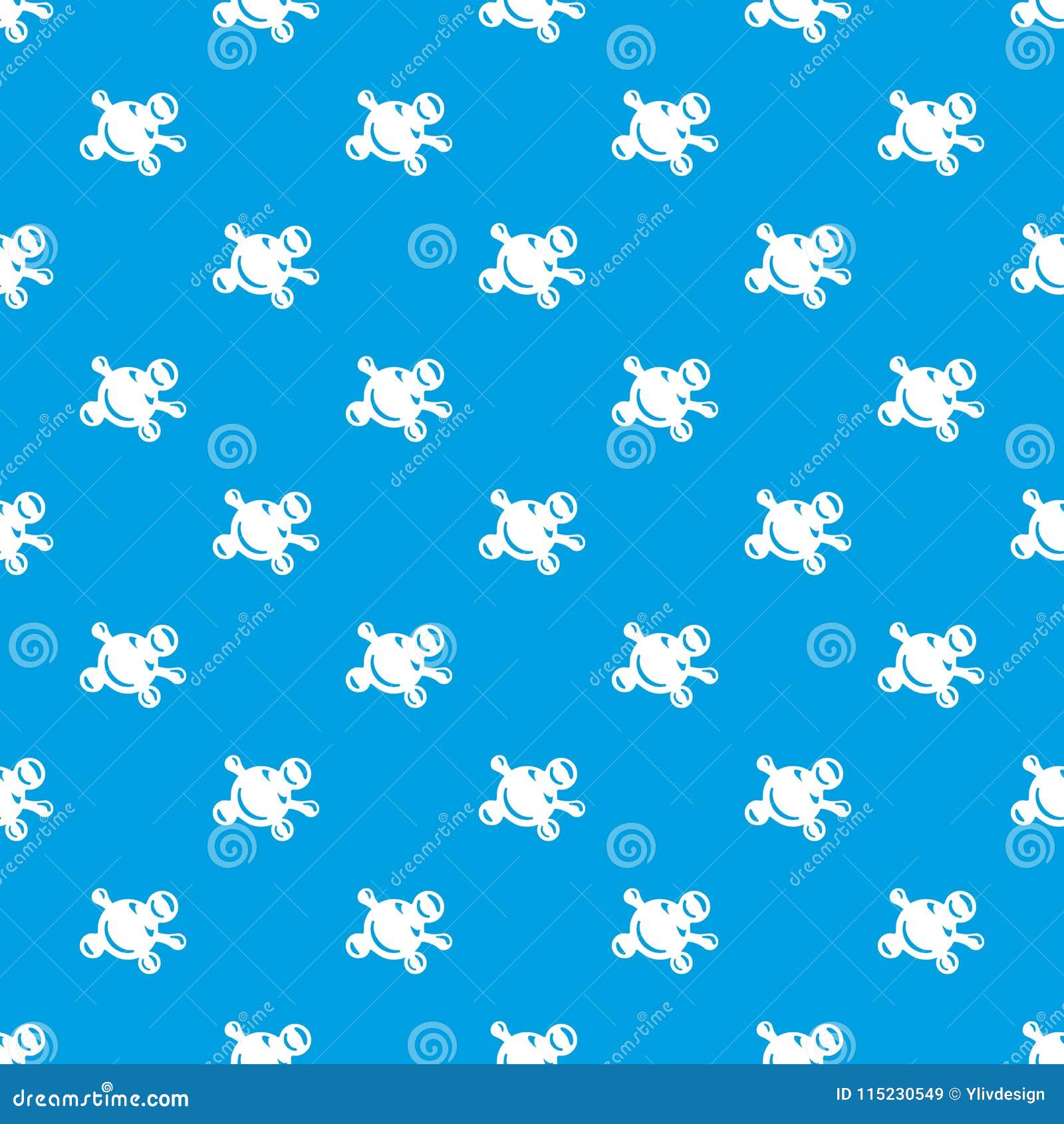 Molecule Biology Pattern Vector Seamless Blue Stock Vector ...