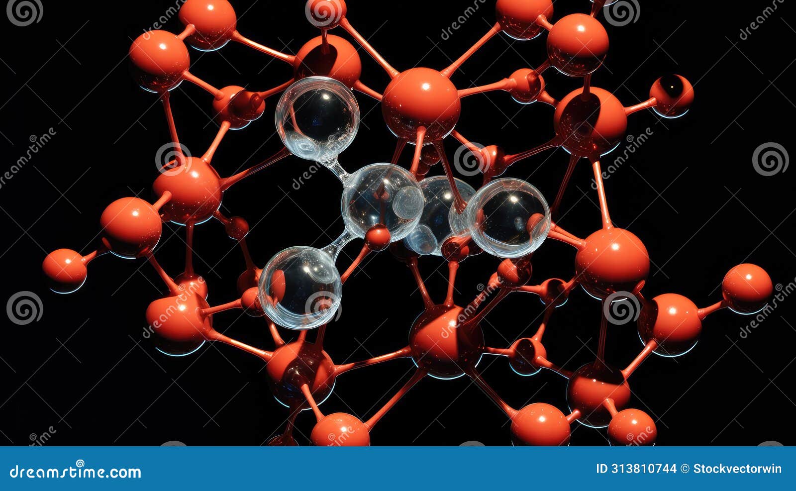 Molecule carbon atom stock illustration. Illustration of organic ...