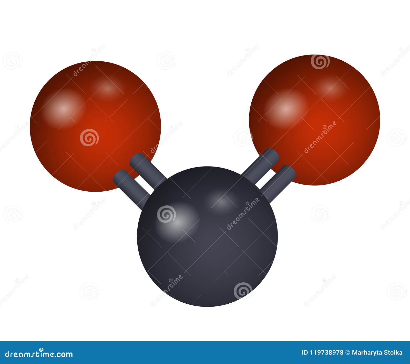 A Molecule of Carbon Dioxide. Stock Vector - Illustration of chemistry ... A Molecule of Carbon Dioxide. Stock Vector - Illustration of chemistry ...