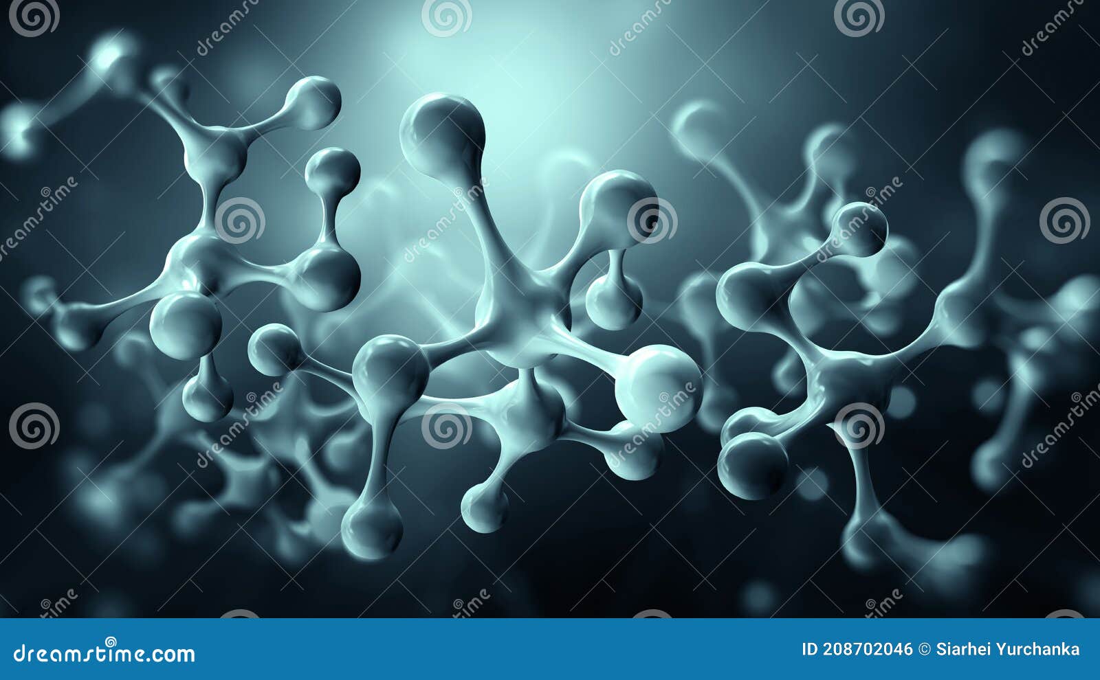 Molecule Cell Crystal Lattice Stock Illustration - Illustration of ...