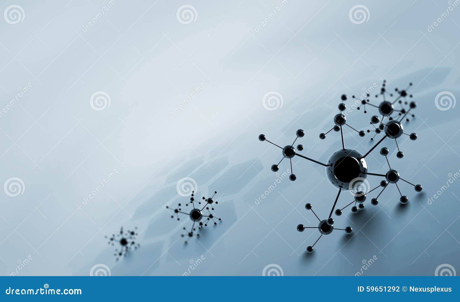 Molecule chain stock illustration. Illustration of research - 59651292