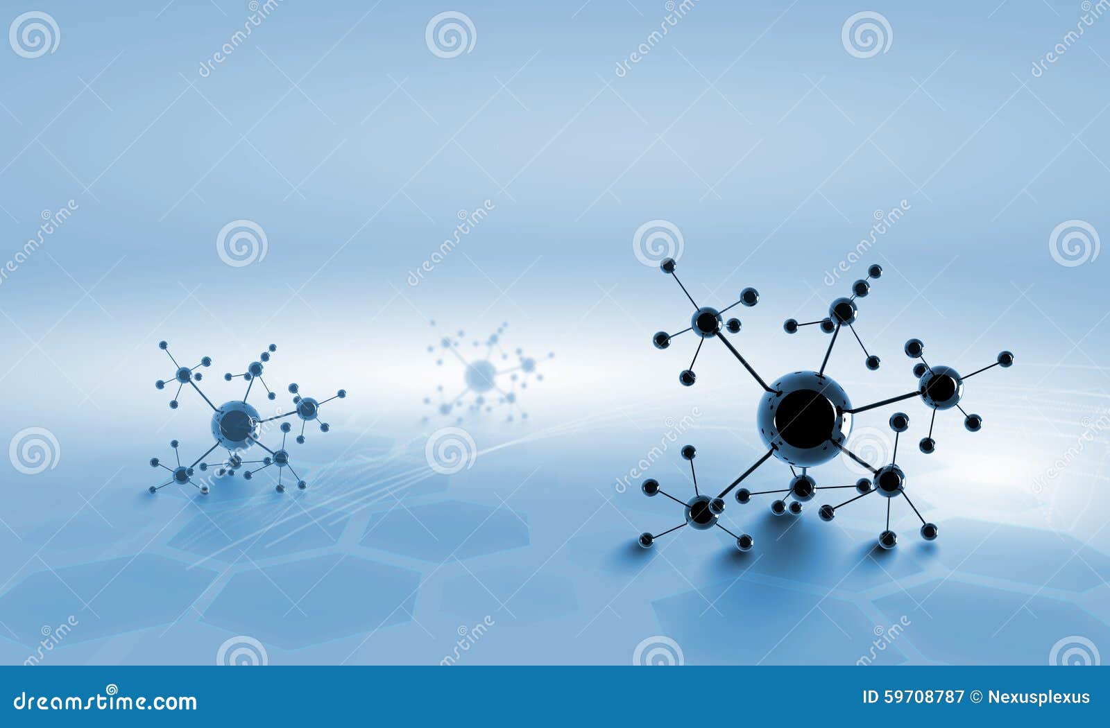 Molecule chain stock illustration. Illustration of chemistry - 59708787