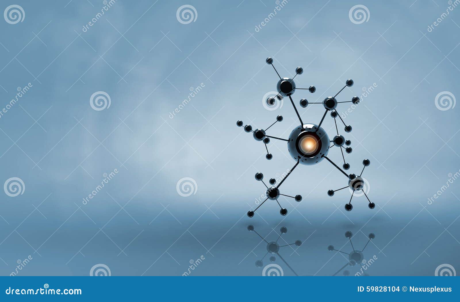 Molecule chain stock illustration. Illustration of chain - 59828104