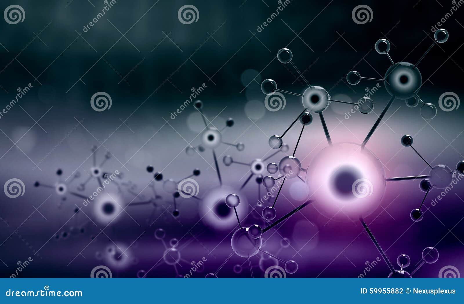Molecule chain stock photo. Image of technology, education - 59955882